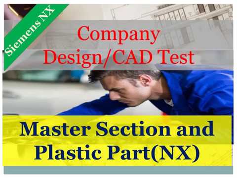 Master section in NX || Company’s CAD Test-3 || Automotive Design ...