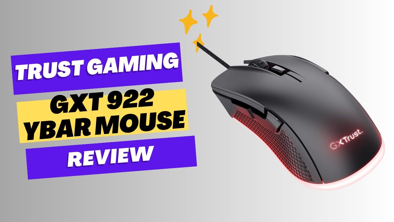 Trust Gaming GXT 922 Ybar Mouse Review | 6 Programmable Buttons - YouTube