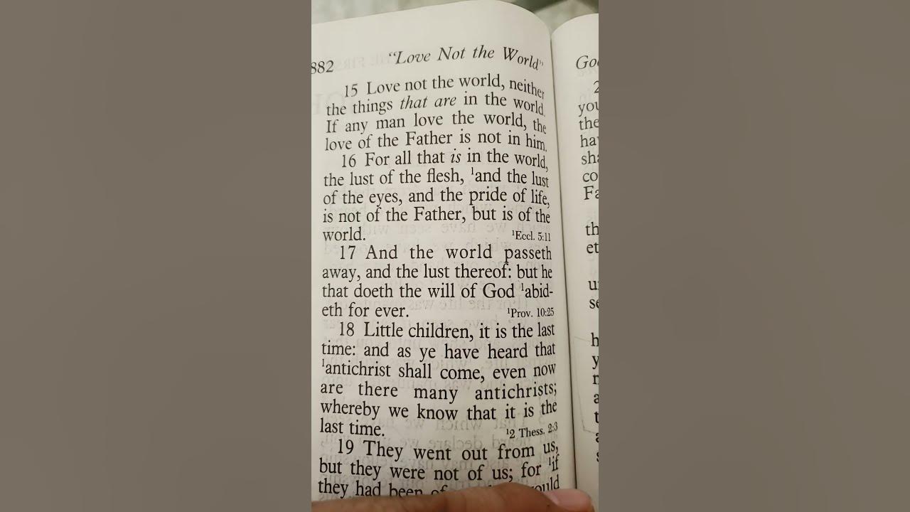1 John 2 V 16 truth love shorts motivation bible YouTube 1-john-2-v-16-truth-love-shorts-motivation-bible-youtube