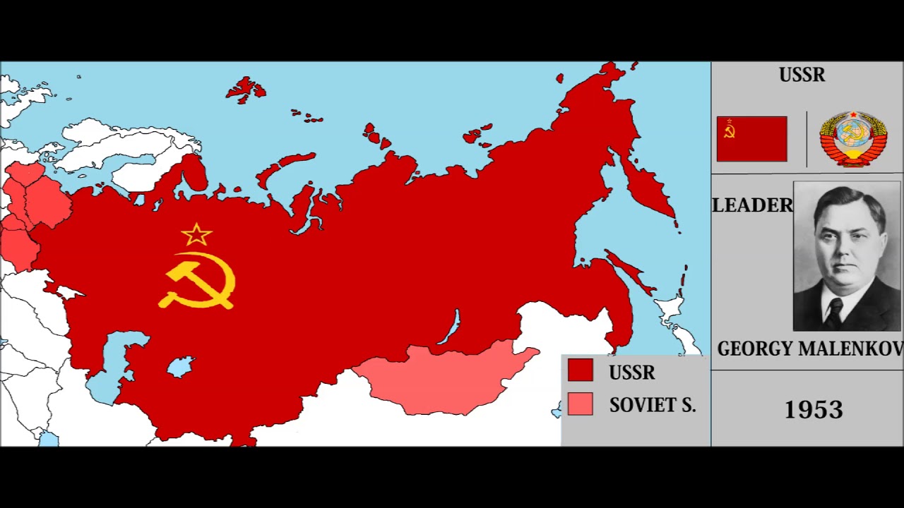 Ussr Map Description Youtube
