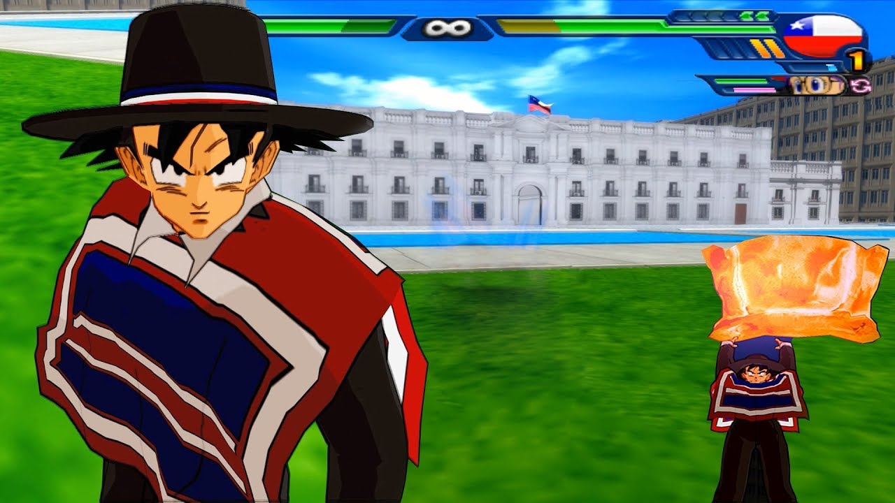 GOKU CHILENO | ESPECIAL FIESTAS PATRIAS | DBZ Tenkaichi 3 (MOD) - YouTube