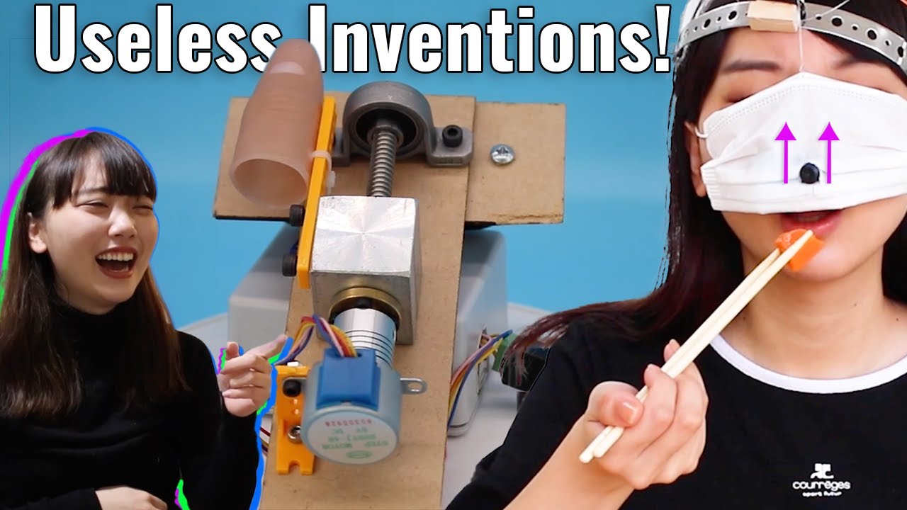 A Collection of the Wildest Useless Inventions | Wasted Creation - YouTube