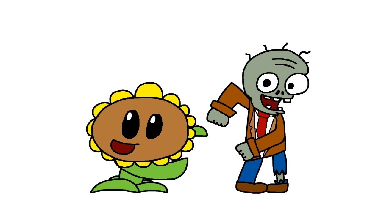 Sunflower and Zombie Dancing (PvZ Animation) [10K Subs Special] - YouTube