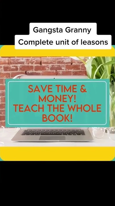 complete unit of lessons on the book Gangsta Granny #teaching # ...