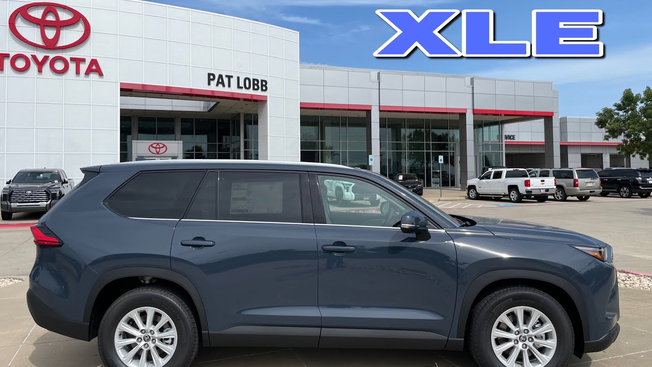 2024 TOYOTA GRAND HIGHLANDER XLE AWD in STORM CLOUD. What's new. What's ...