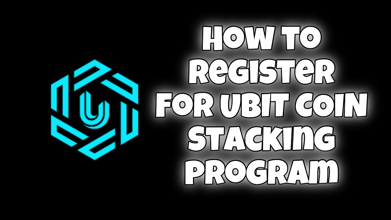 How to register for UBIT coin stacking program - YouTube