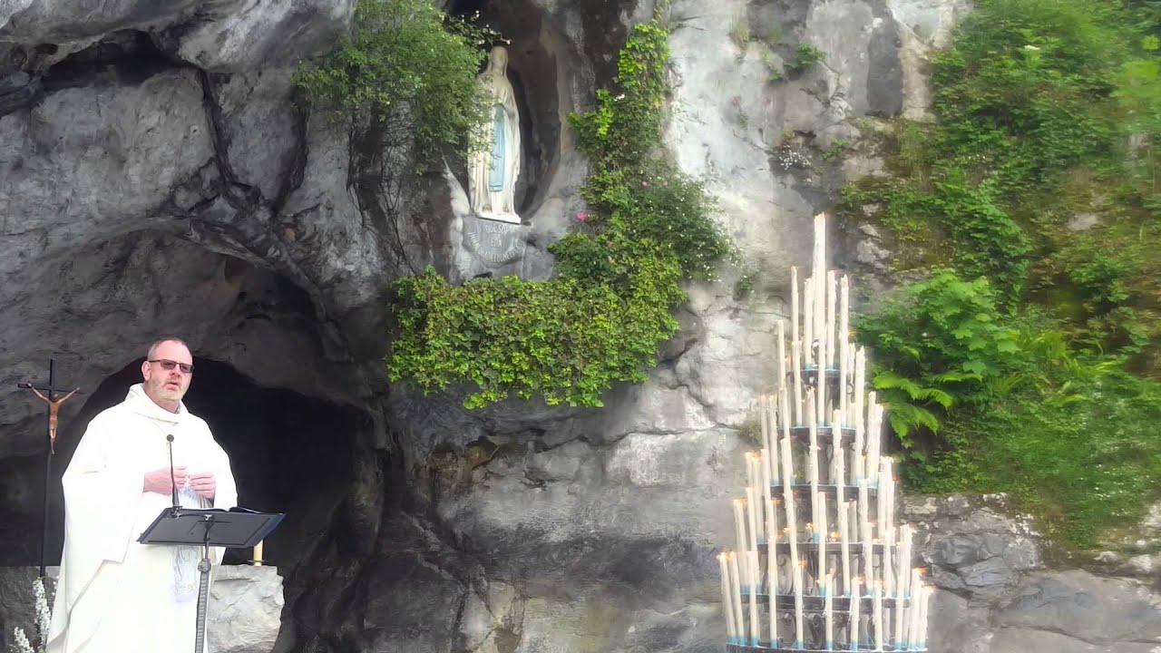 Mass at the Grotto in Lourdes 22 May 2015 - YouTube