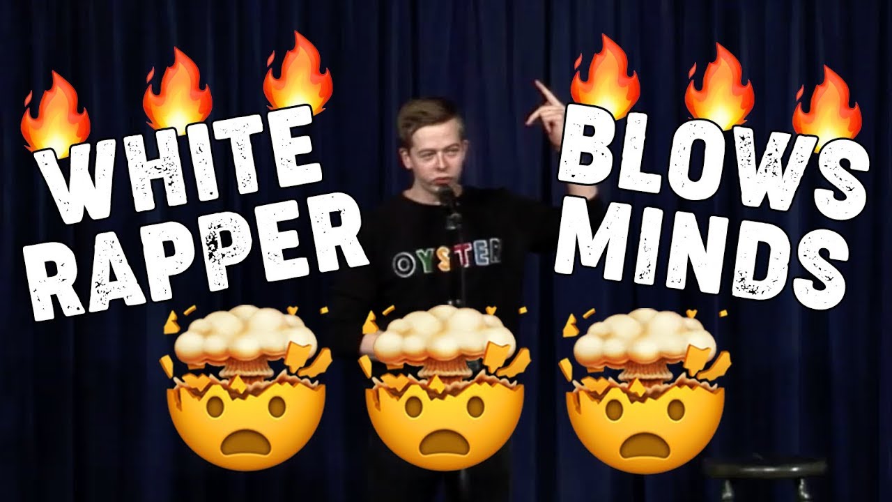 White Boy BLOWS MINDS with off the dome freestyle rap - Live! - YouTube