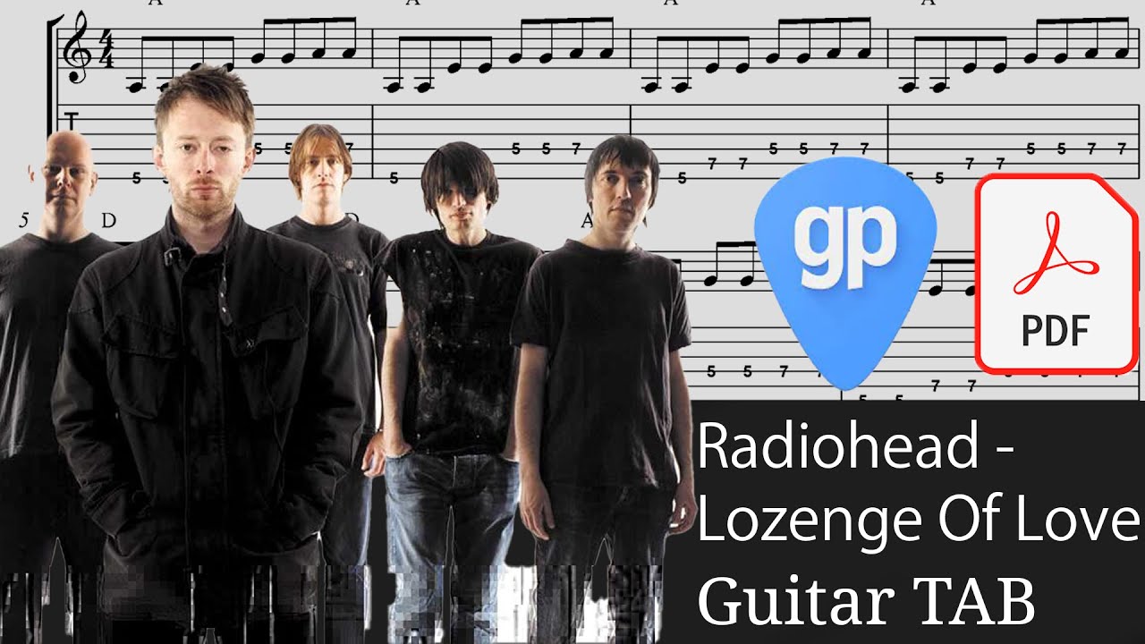 Radiohead - Lozenge of Love Guitar Tabs [TABS] - YouTube