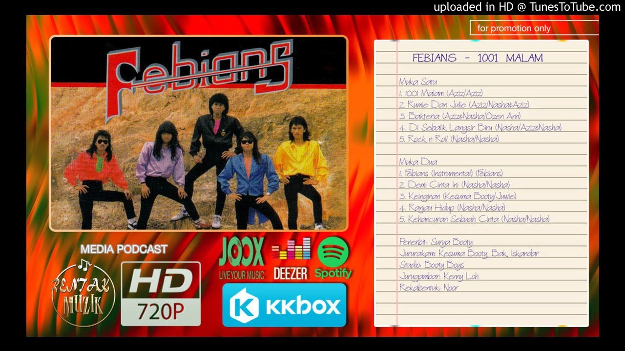 Febians - 1001 Malam (Full Album 1989) - YouTube