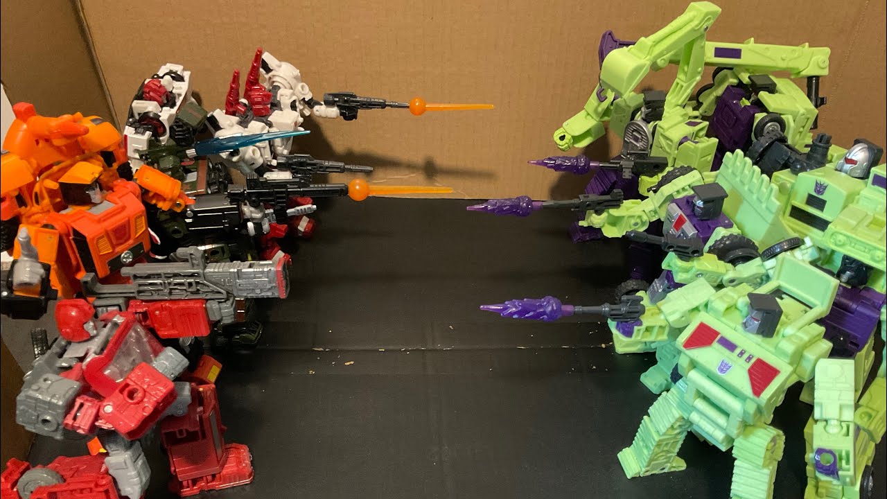 Constructicon Devastation Part One | Transformers Stop-Motion - YouTube