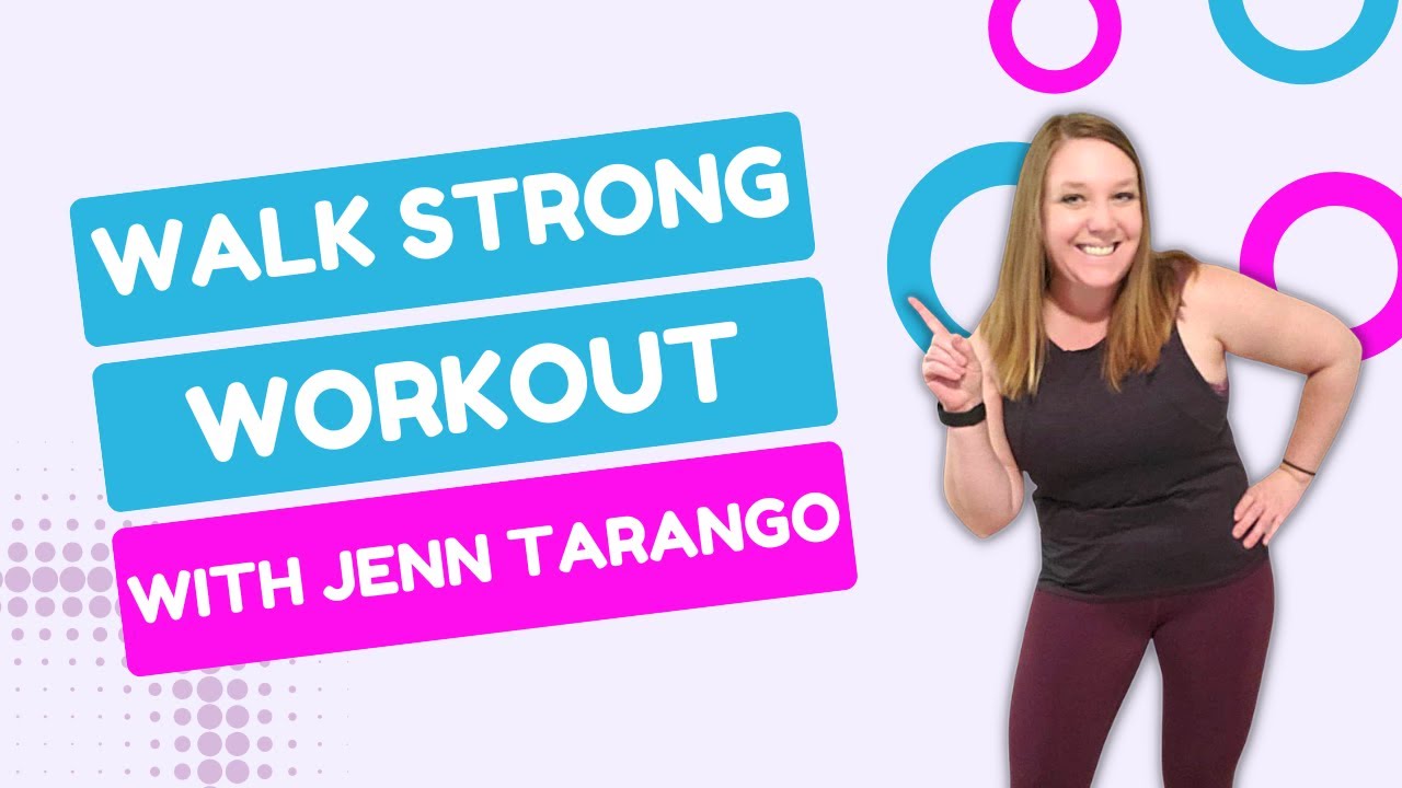 WALK STRONG Workout- Walking Workout With Light Weights - YouTube