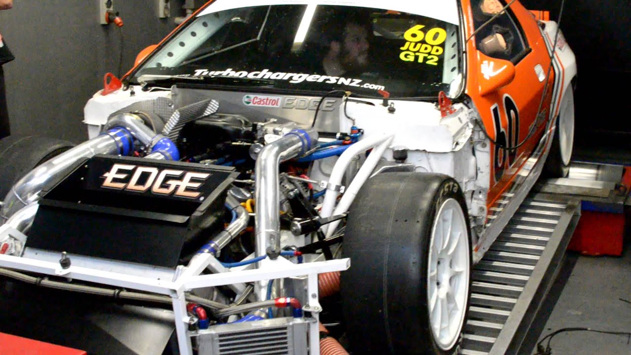 FC Rx7 racecar dyno - YouTube