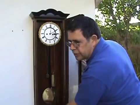 How to Install a Vienna Regulator Antique Clock - YouTube