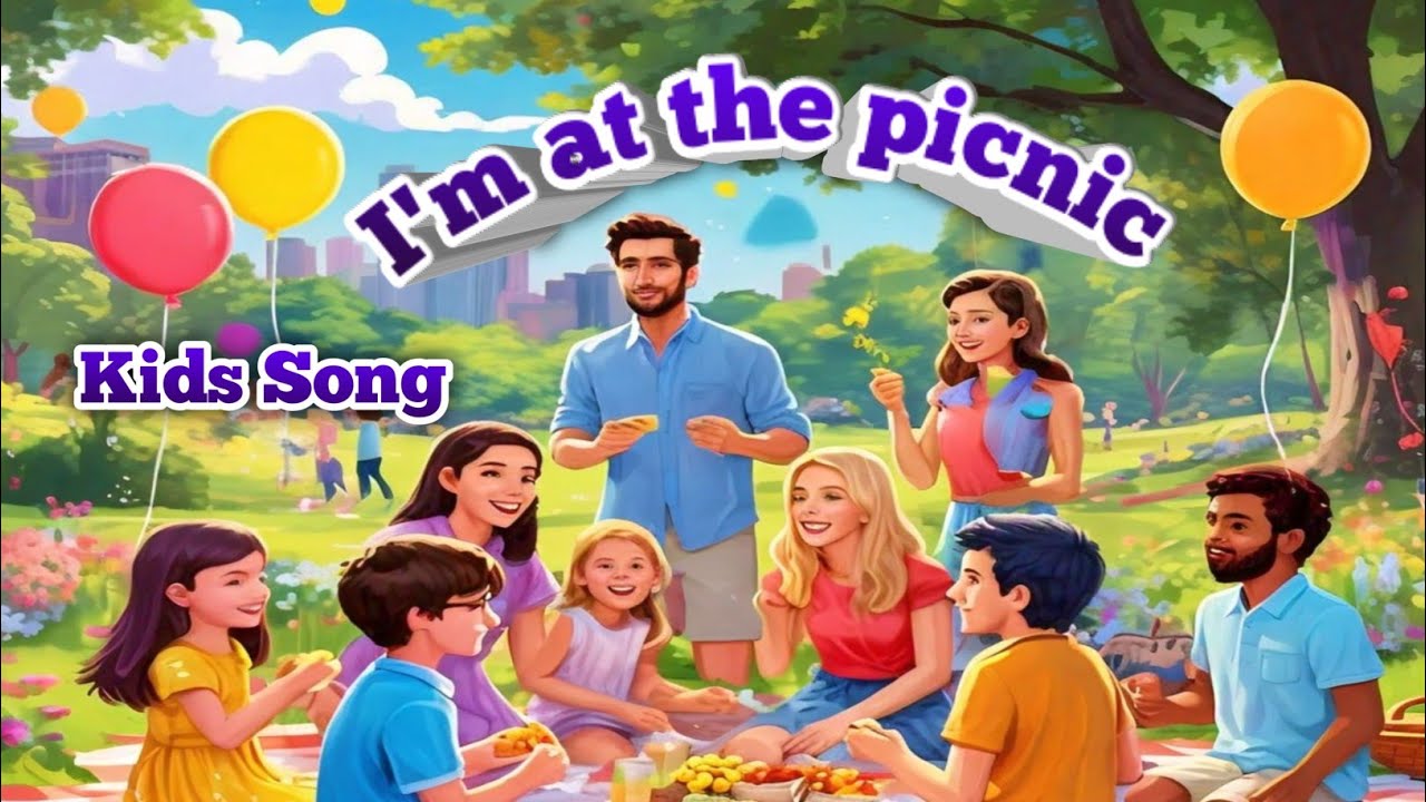 I'm at the picnic|Kids Rhymes song|cartoon story @ALittlekids-2.0 - YouTube