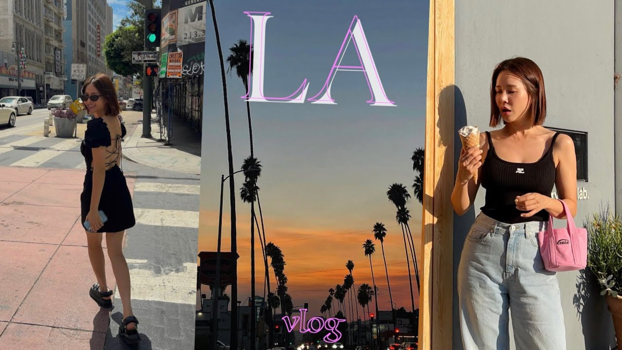 vlog | 🇺🇸LA 여행 브이로그 | 쇼핑도 하고 맛있는 것도 먹고! 휴가 이거요~ - YouTube