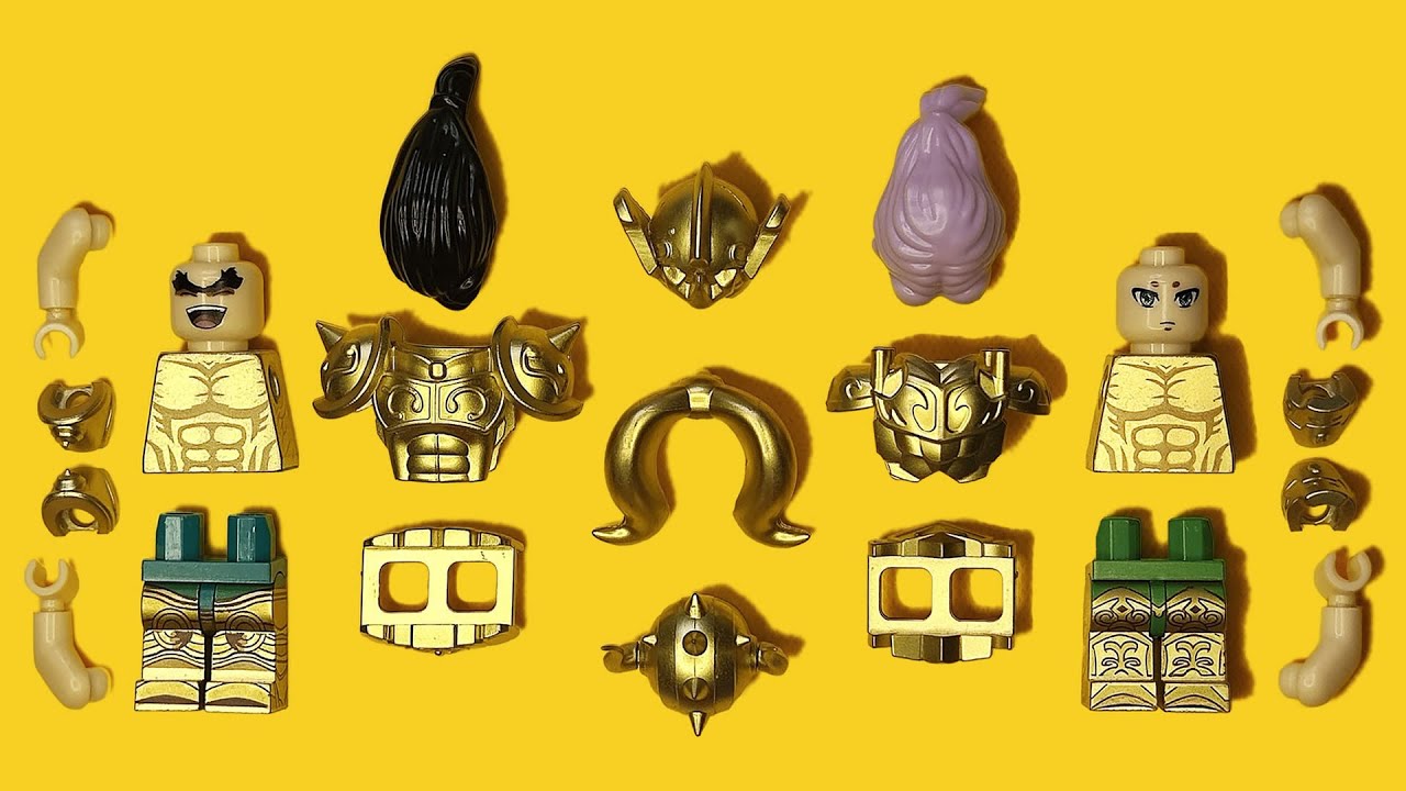 LEGO Gold Saints: Aries Mū & Taurus Aldebaran | Saint Seiya ...
