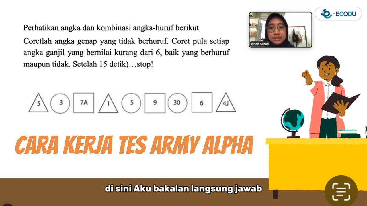 Lulus PSIKOTES Army Alpha | Psikotes Sekolah Kedinasan dan Kerja - YouTube