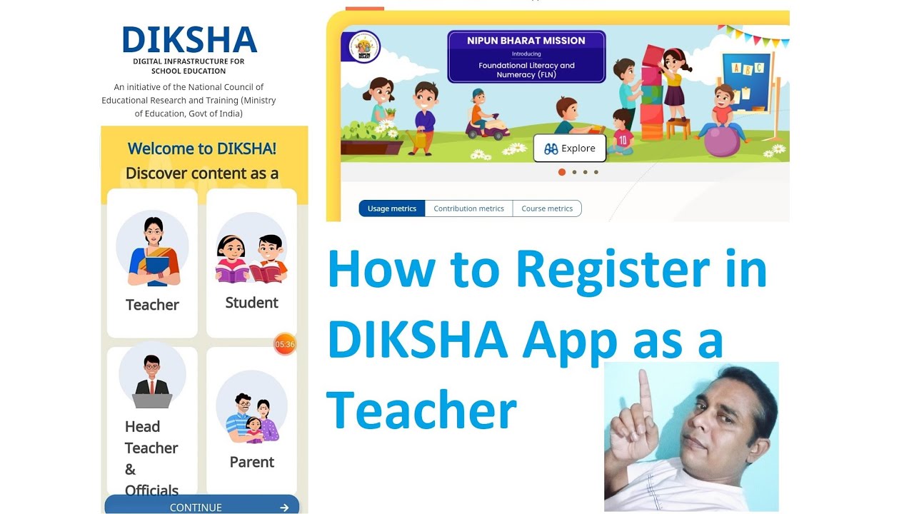 How to Register in Diksha App - YouTube