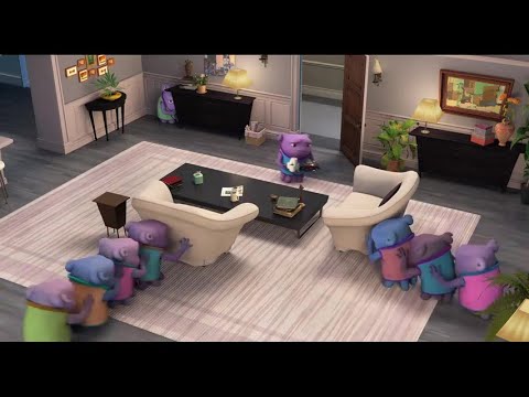 Boov hiding from Oh's party (Home)