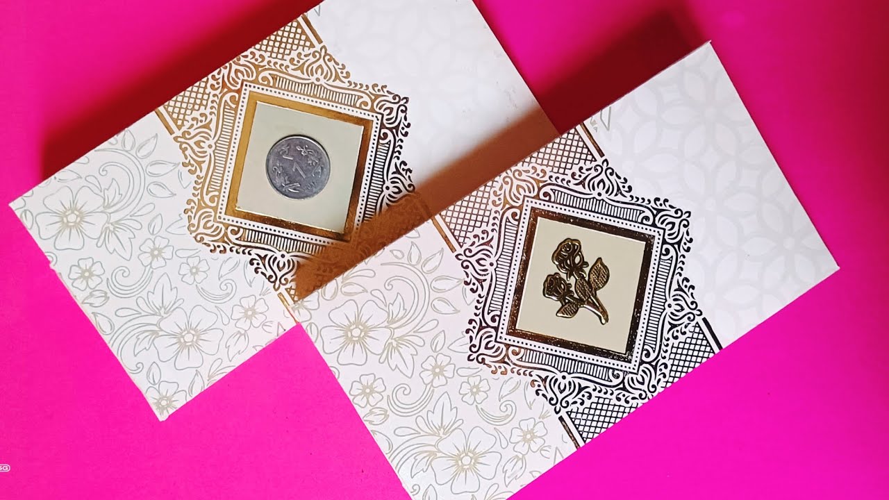 DIY Envelope | Reuse wedding card | How to make Envelope| step by step ...