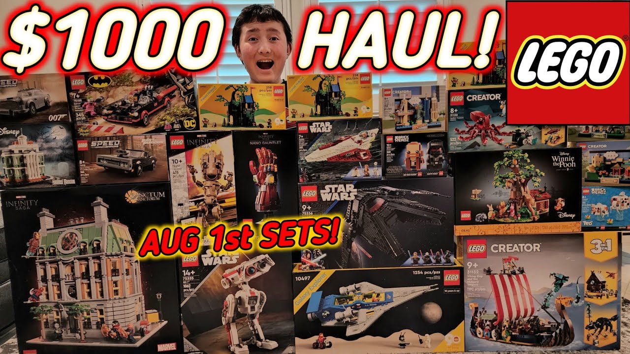WHAT SETS DID WE BUY FROM THE LEGO STORE? HUGE $1000 HAUL! - YouTube