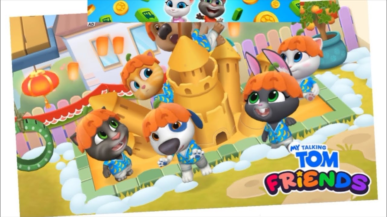 😊☺Day 116🙃🙂My Talking Tom Friends😚😘|Chamor Games - YouTube