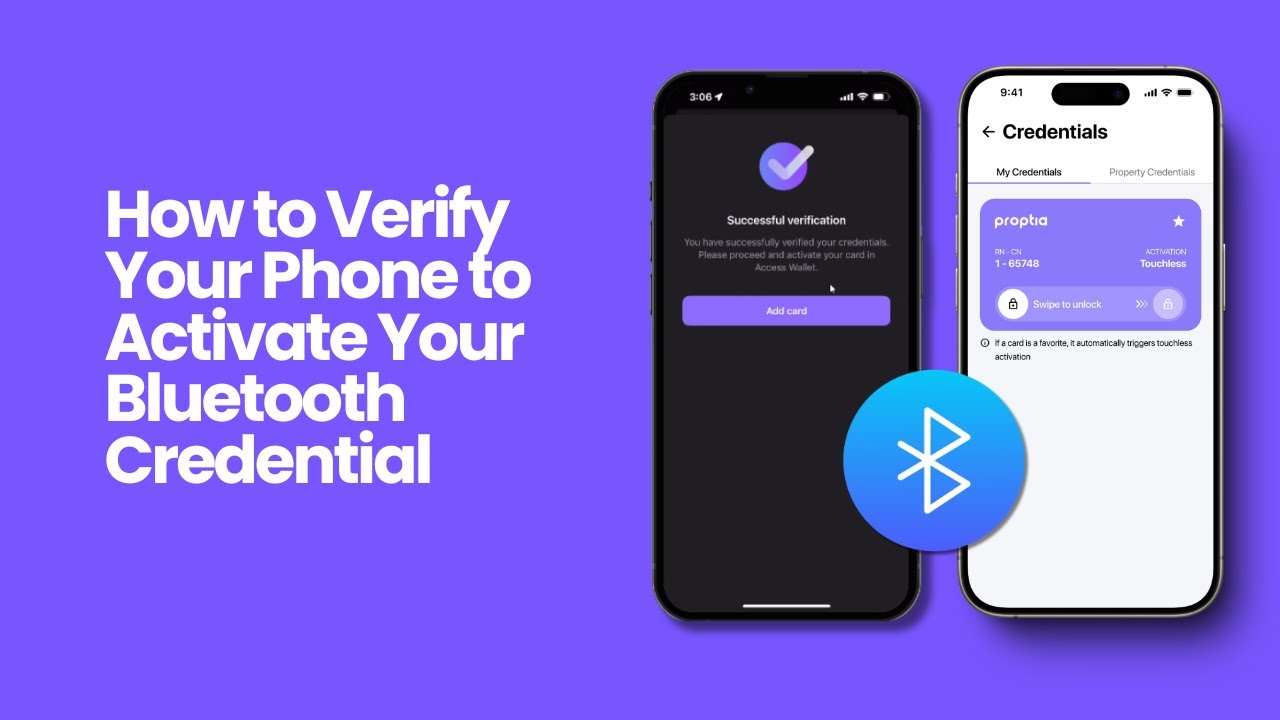 Resident Mobile | How to Verify Your Phone to Activate Your Bluetooth Credential - YouTube