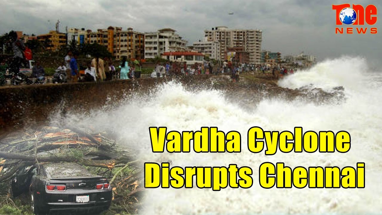 Vardha Cyclone Disrupts Chennai | Exclusive Visuals - YouTube
