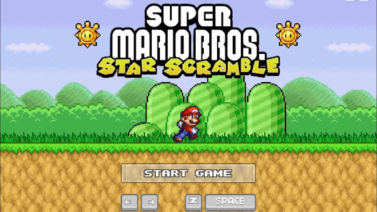 Super Mario Bros. Star Scramble - Full Game 100% Walkthrough - YouTube