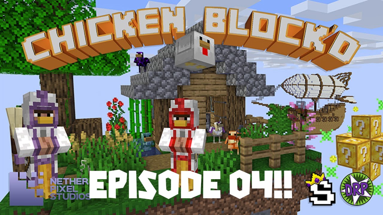 Chickens Finally ! | Minecraft ChickenBlock'd With MikedCraft |Day 04 ...