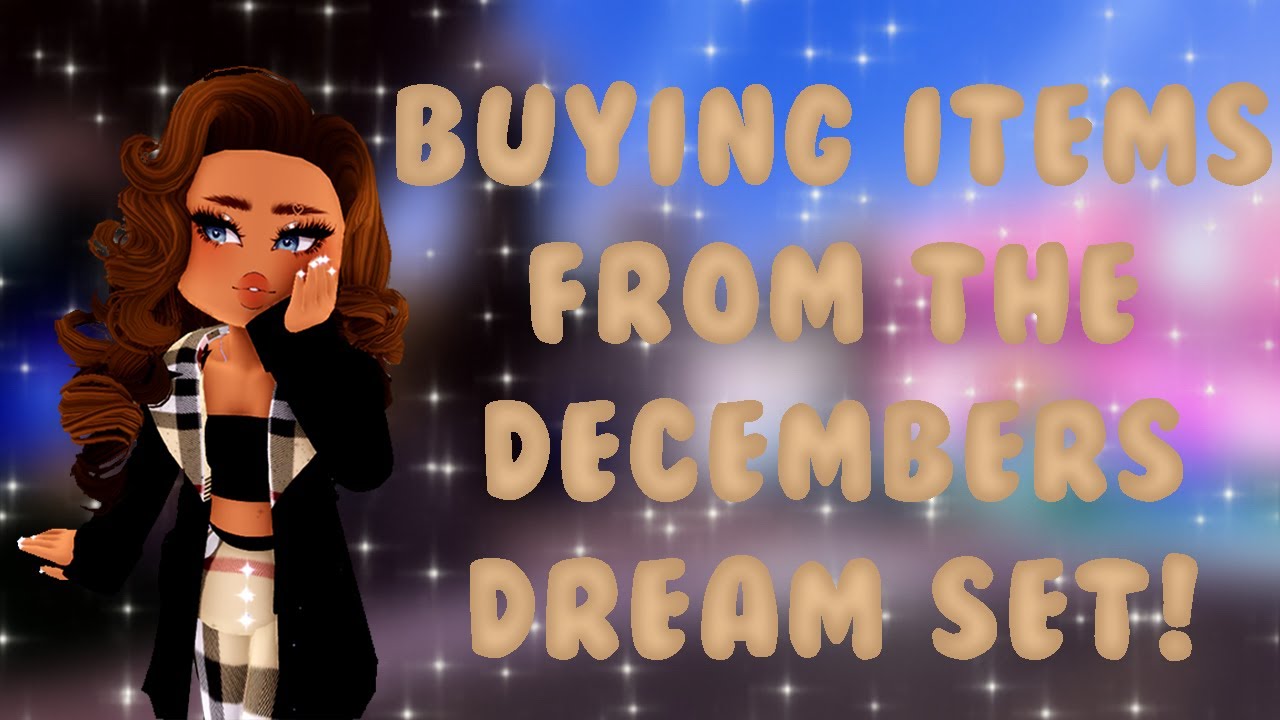 BUYING ITEMS FROM THE DECEMBER'S DREAM SET! | Roblox Royale High - YouTube