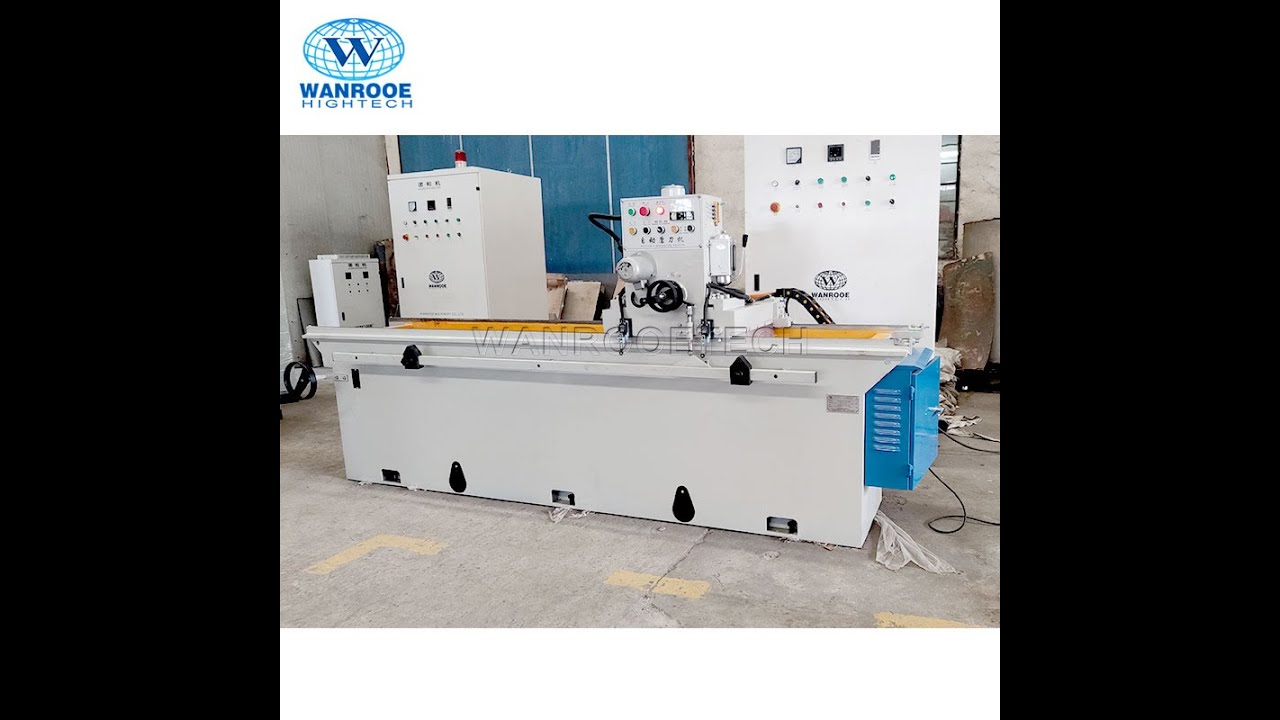 Blade Sharpening Grinder Machine Demonstration of the Installation and ...