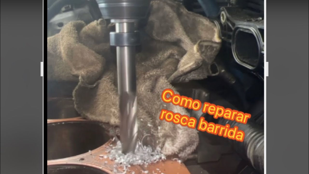 Como reparar rosca BARRIDA DE Bloque de MOTOR(Un Tips para ti🫵🏽) - YouTube