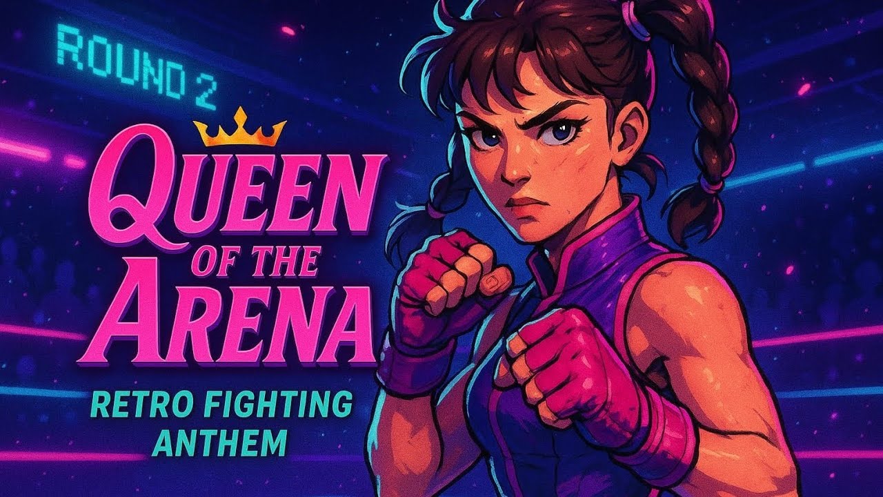 Retro Fighting Game Anthem with Neon Power & Arcade Vibes | Queen of ...