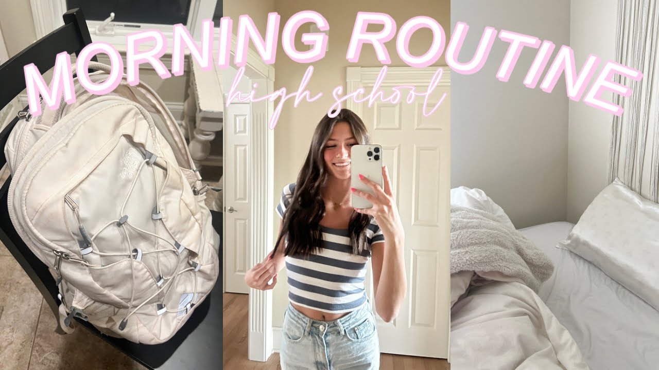REALISTIC MORNING ROUTINE | running late, grwm, & coffee - YouTube