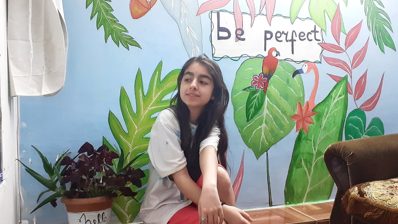 Divar boyama//Wall painting - YouTube