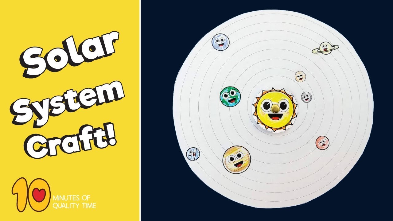 Solar system Craft - Space Activity for Kids - YouTube