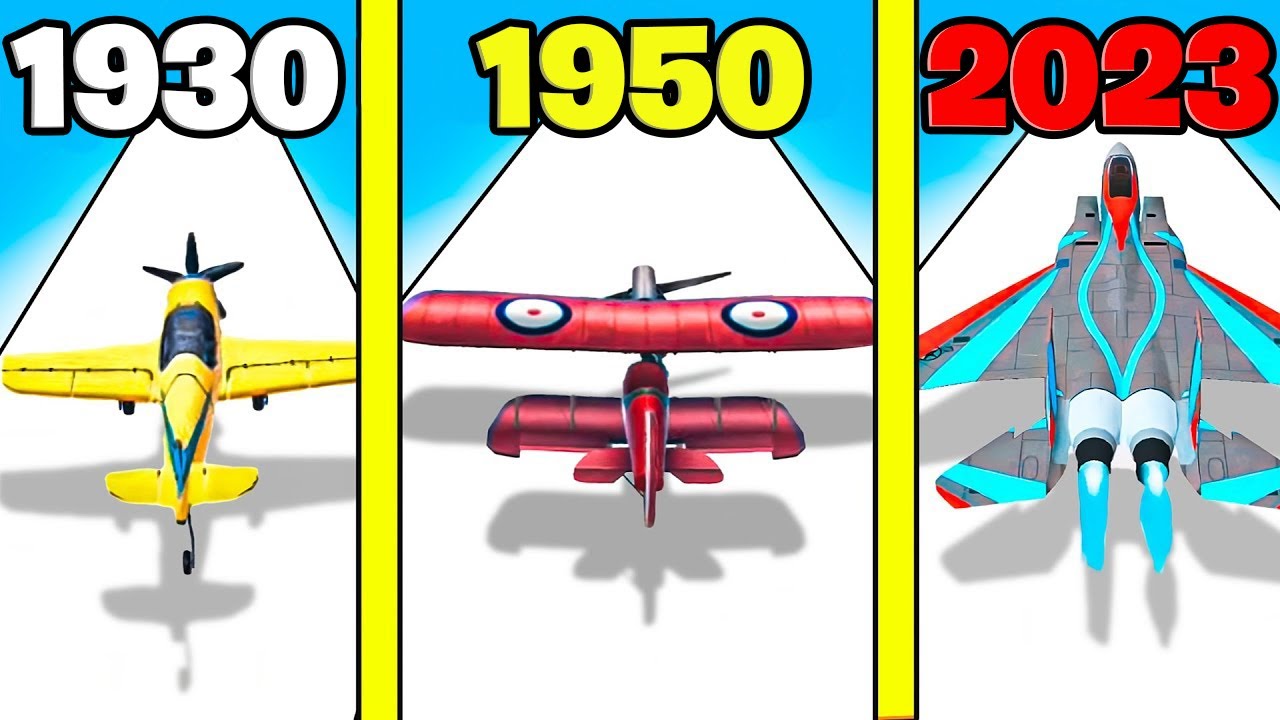 LA MEILLEURE ÉVOLUTION D'AVIONS !! (Plane Evolution!) - YouTube