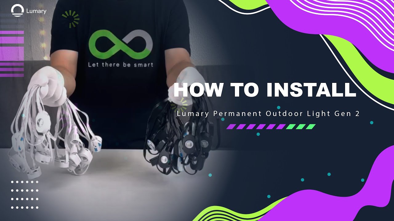 How to Install Lumary Permanent Outdoor Light Gen 2 - YouTube
