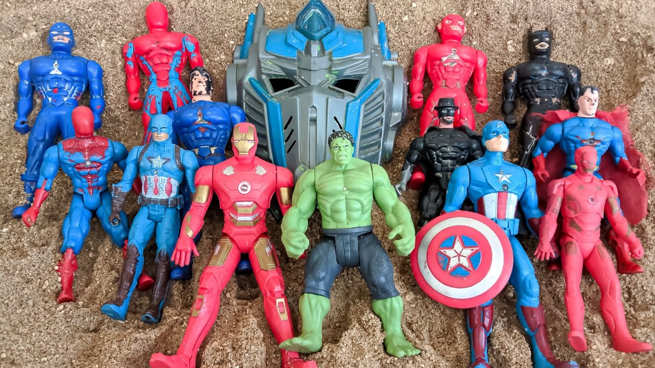 Hunting Superhero Avengers Hulk, Captain Amerika, Spiderman, Ironman ...