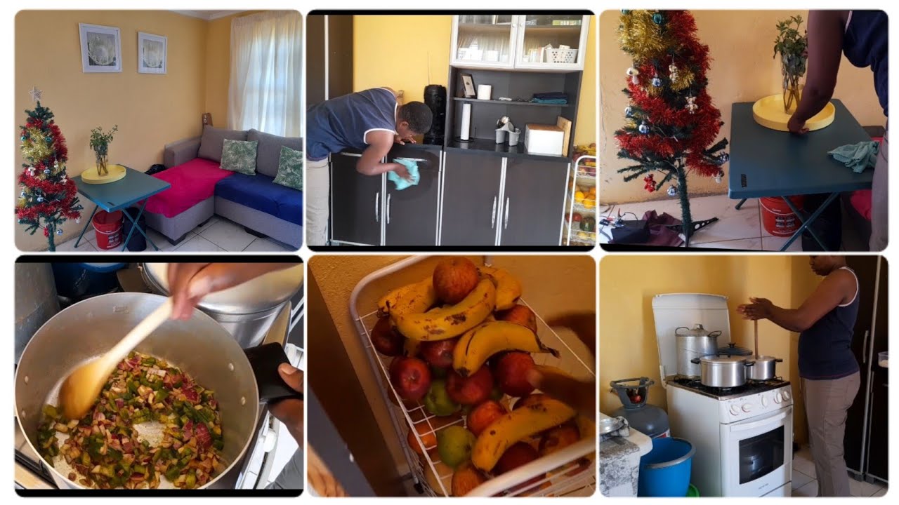 African Village Lifestyle// Cleaning and cook with me, Keeping the ...
