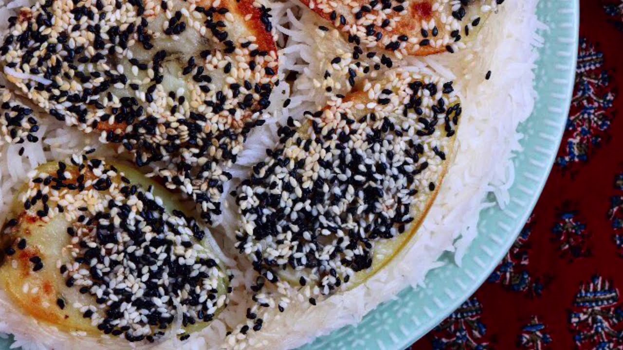 Kurdish steamed rice with potatoes (Brinj ba patata) /ångkokt ris med ...