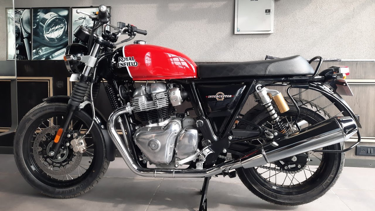 Royal Enfield INTERCEPTOR 650 Ravishing Red - YouTube