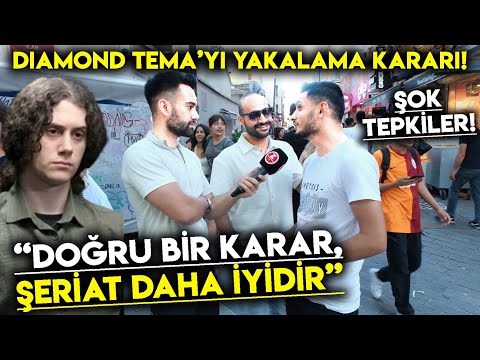 DIAMOND TEMA'YI YAKALAMA KARARI ÇIKARILDI! ŞOK TEPKİLER... | Sokak Röportajları