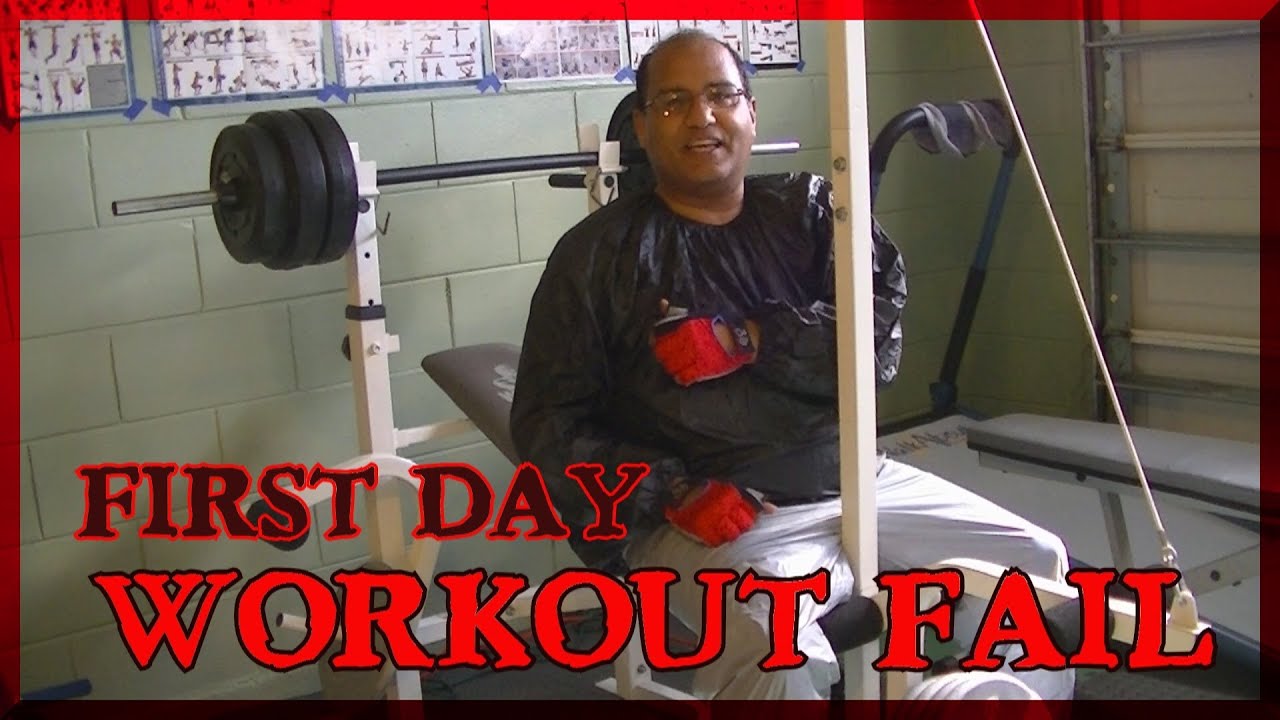 First Day Workout Fail - YouTube