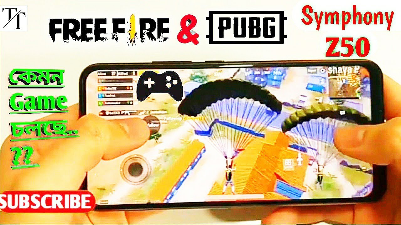 Symphony z50 Pubg & Free fire gaming test | কেমন চলে ? - YouTube