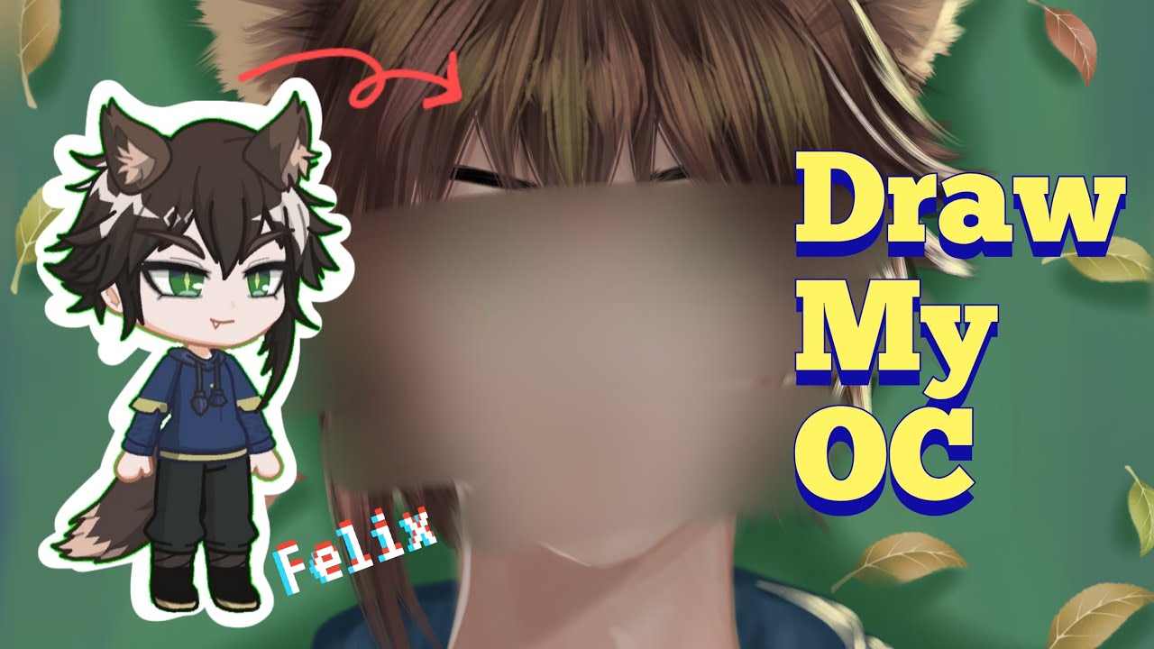 DRAWING MY GACHA OC ⁉️ FELIX || DRAWING TIMELAPSE - YouTube