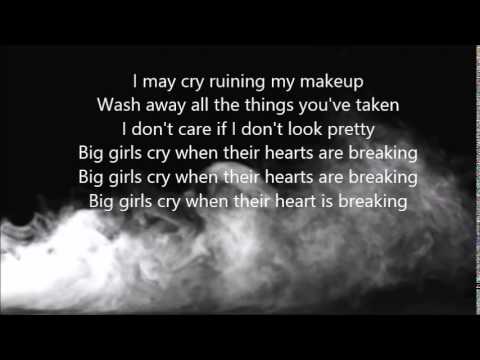 Sia - Big Girls Cry (lyrics on screen)