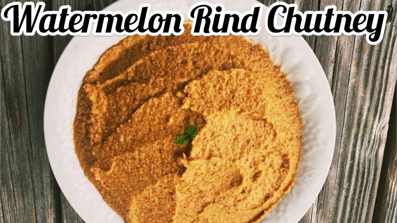 Healthy Water Melon Rind Chutney|Water melon Skin Chutney|தர்பூசணி தோல் ...